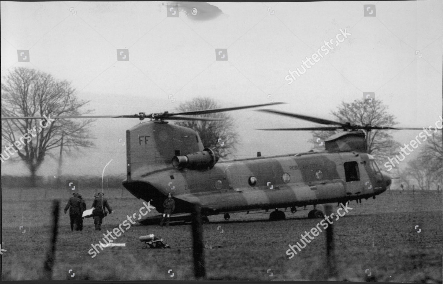 Lockerbie Bombing Police Retrieve Bodies Hillside Editorial Stock Photo ...