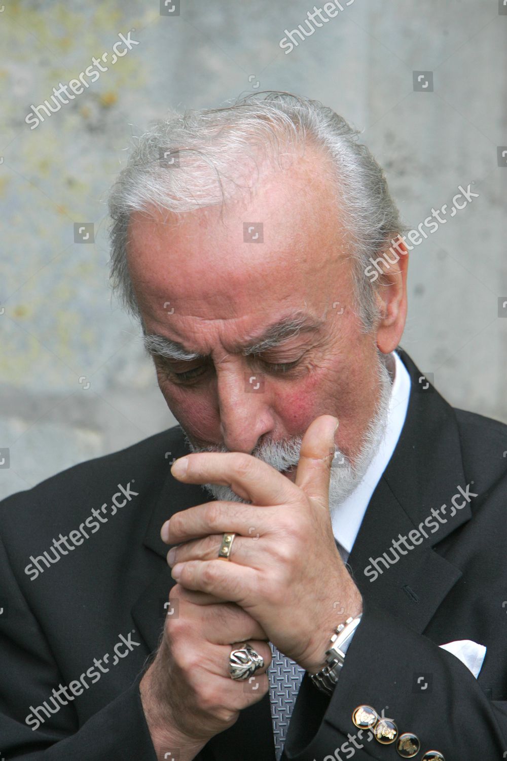 French Actor Robert Castel Attends Funeral Editorial Stock Photo ...