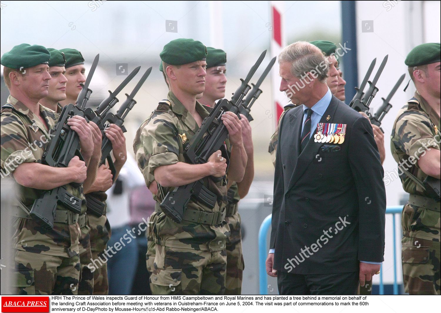 Hrh Prince Wales Inspects Guard Honour Editorial Stock Photo - Stock ...
