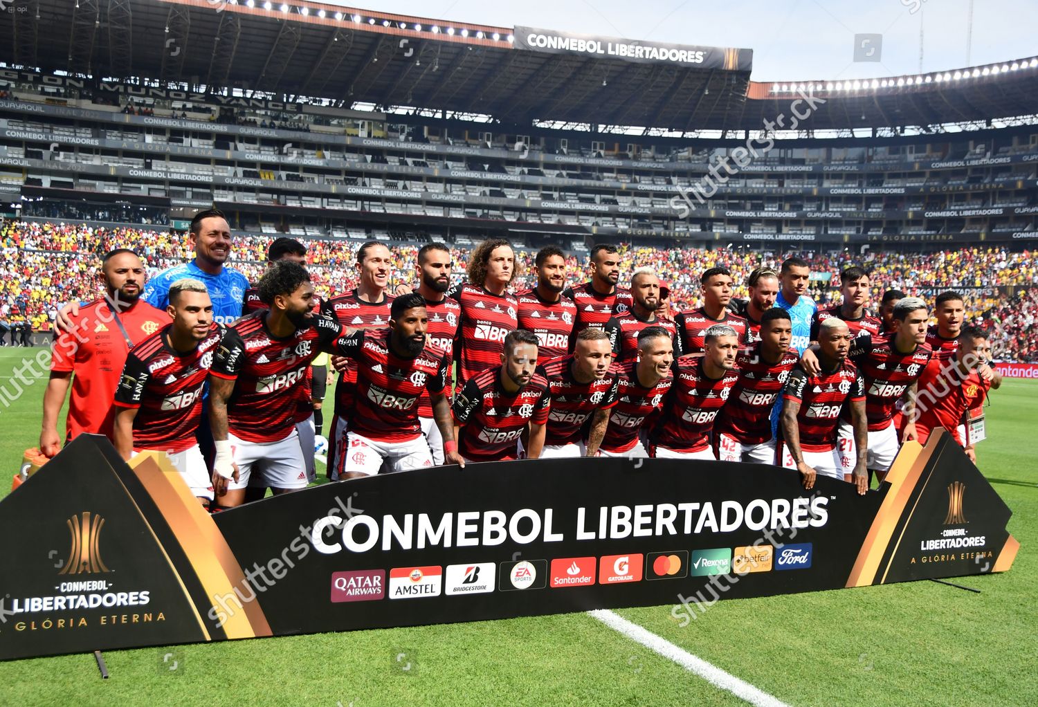 Flamengo Players Pose Official Photo Moments Editorial Stock Photo ...