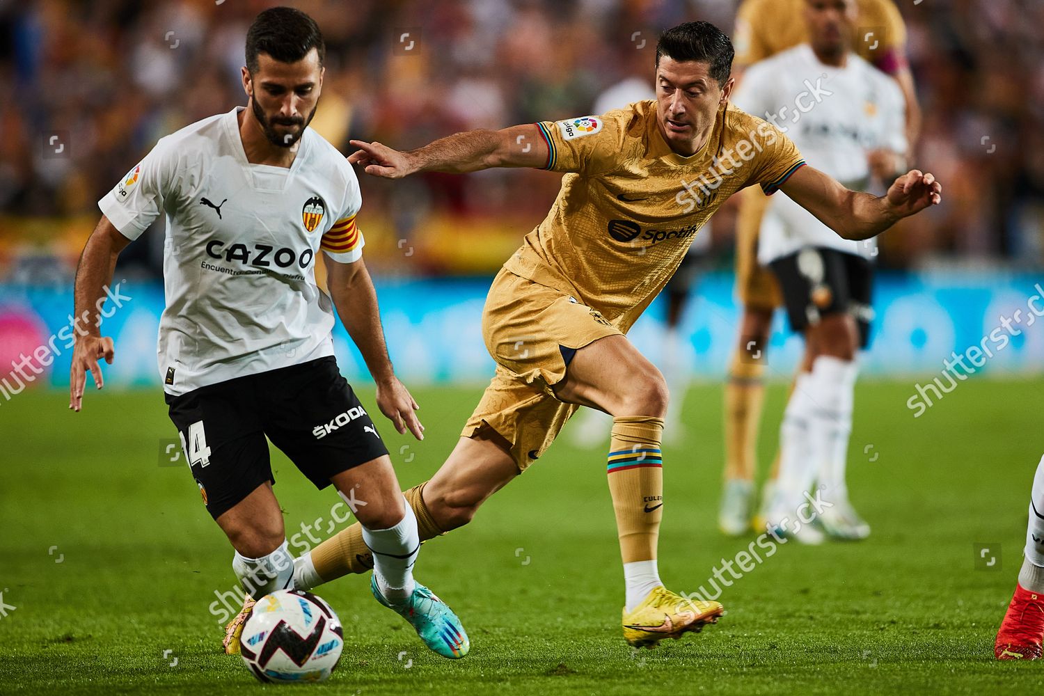 Jose Gaya Valencia Cf 14 Robert Editorial Stock Photo - Stock Image ...