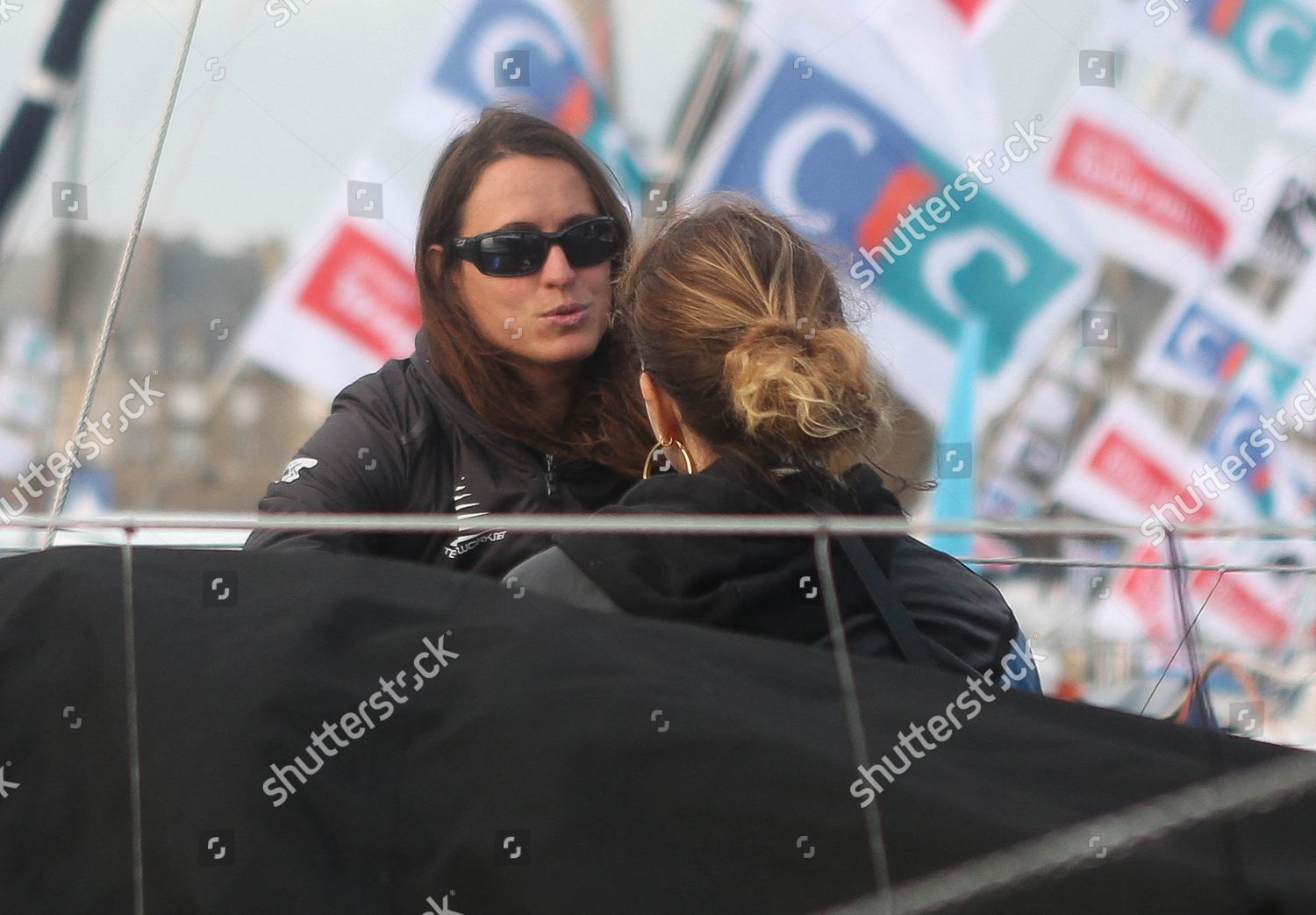 Justine Mettraux Skipper Imoca Teamwork During Editorial Stock Photo ...