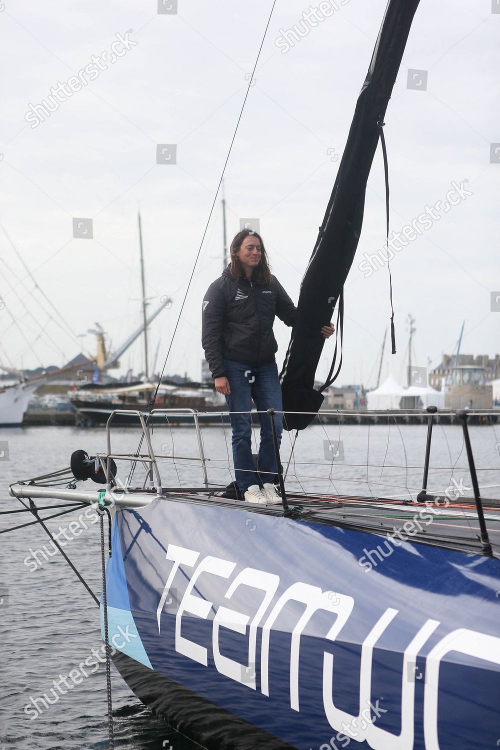 Justine Mettraux Skipper Imoca Teamwork During Editorial Stock Photo ...