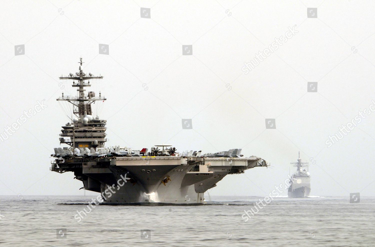Aircraft Carrier Uss George Hw Bush Editorial Stock Photo - Stock Image ...