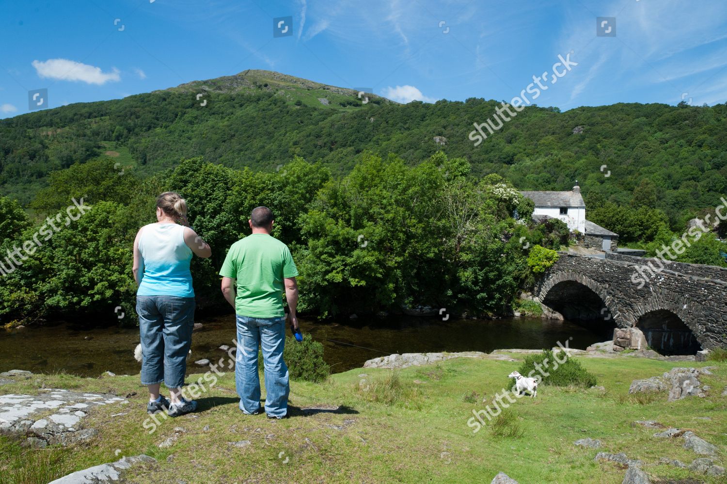 Duddon River Ulpha Bridge Cumbria Britain Editorial Stock Photo - Stock ...