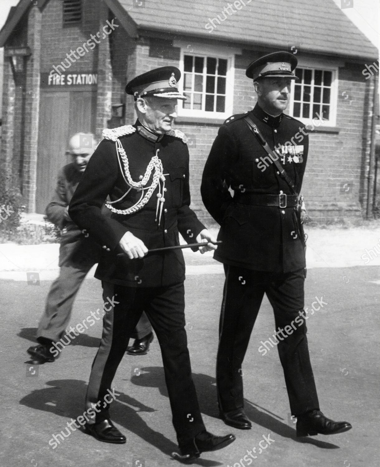 Field Marshal Viscount Montgomery Walking Ltcol Editorial Stock Photo ...