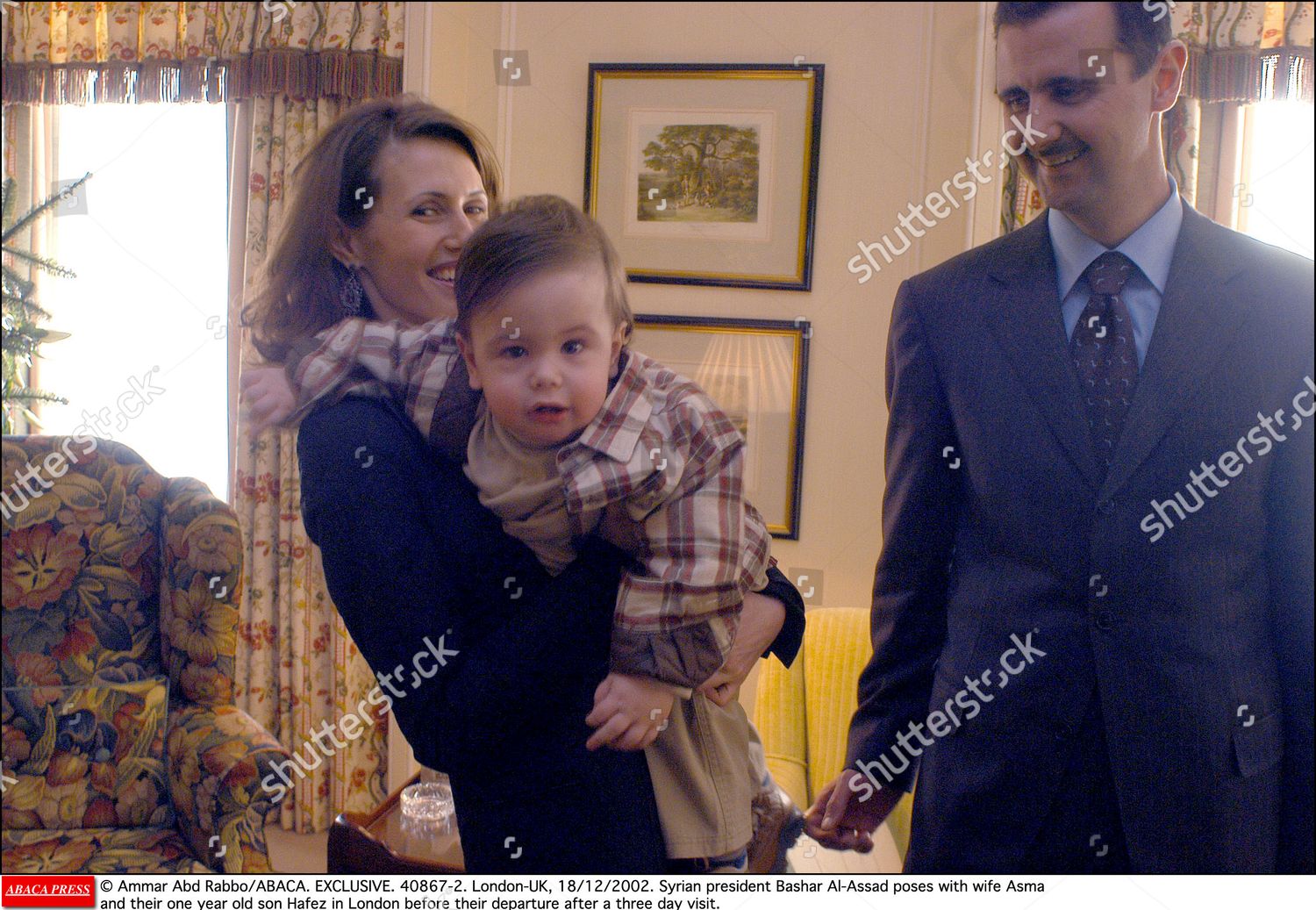 Syrian Head State Bashar Alassad Londonborn Editorial Stock Photo ...