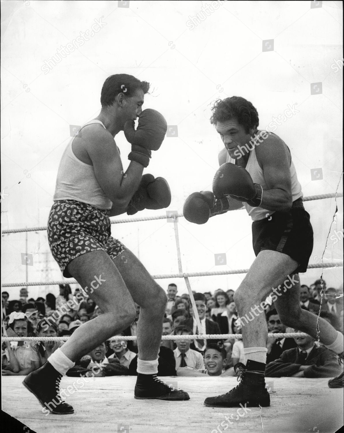 Freddie Mills Boxing Stewart Granger 1949 Editorial Stock Photo - Stock ...