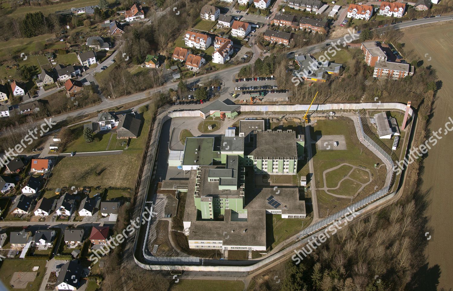 Aerial View Prison Hospital Jva Froendenberg Editorial Stock Photo ...