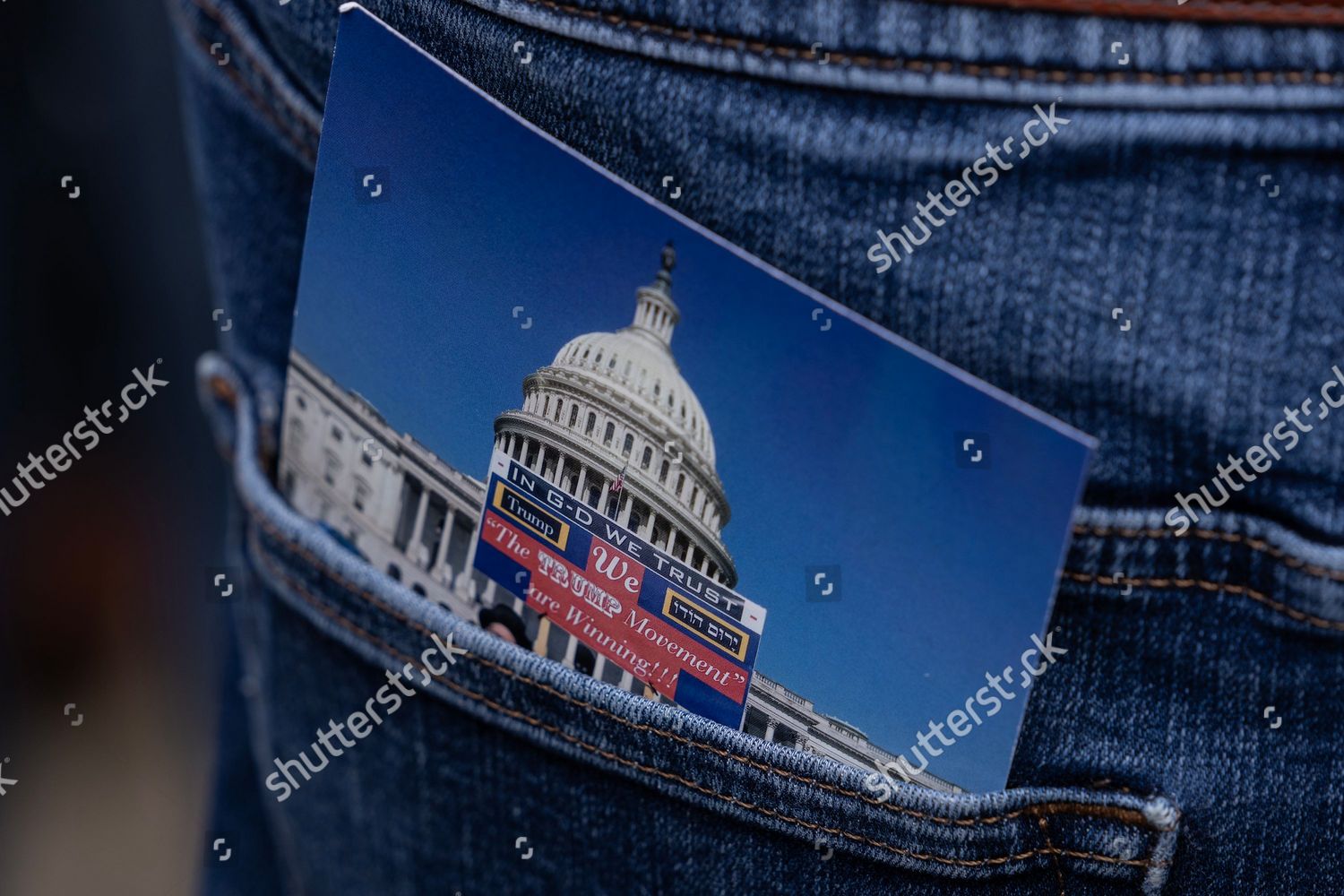 Former President Donald Trump Flyer Seen Editorial Stock Photo - Stock ...