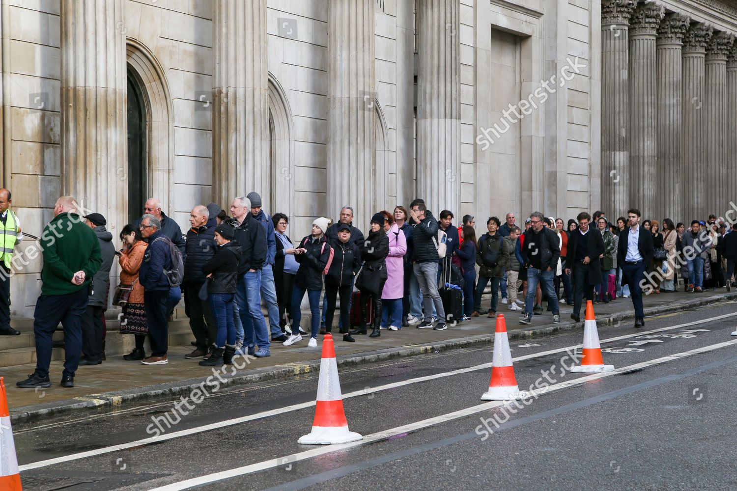 Members Public Queue Outside Bank England Editorial Stock Photo - Stock ...