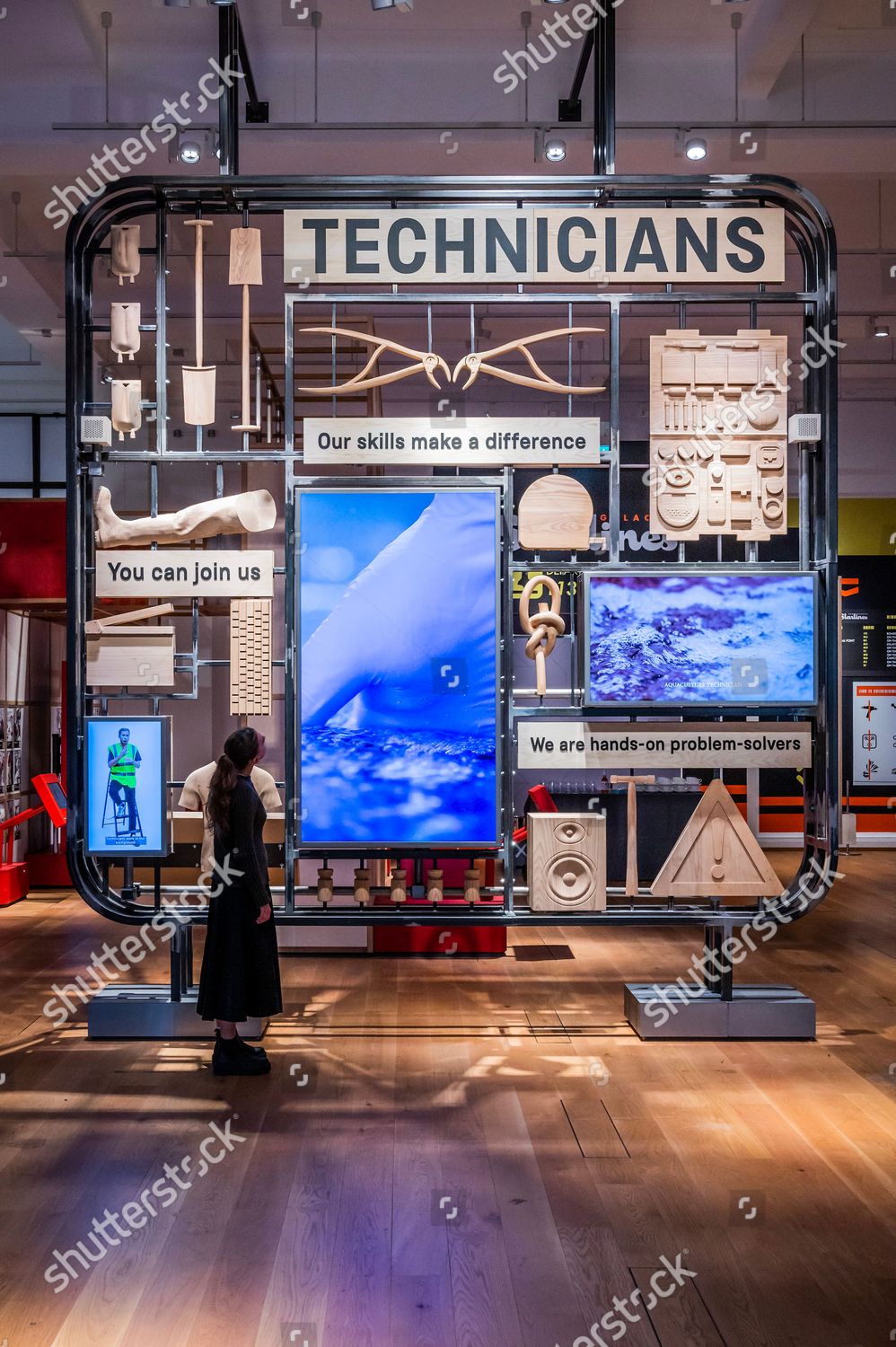 Technicians David Sainsbury Gallery Science Museum Editorial Stock Photo - Stock Image ...