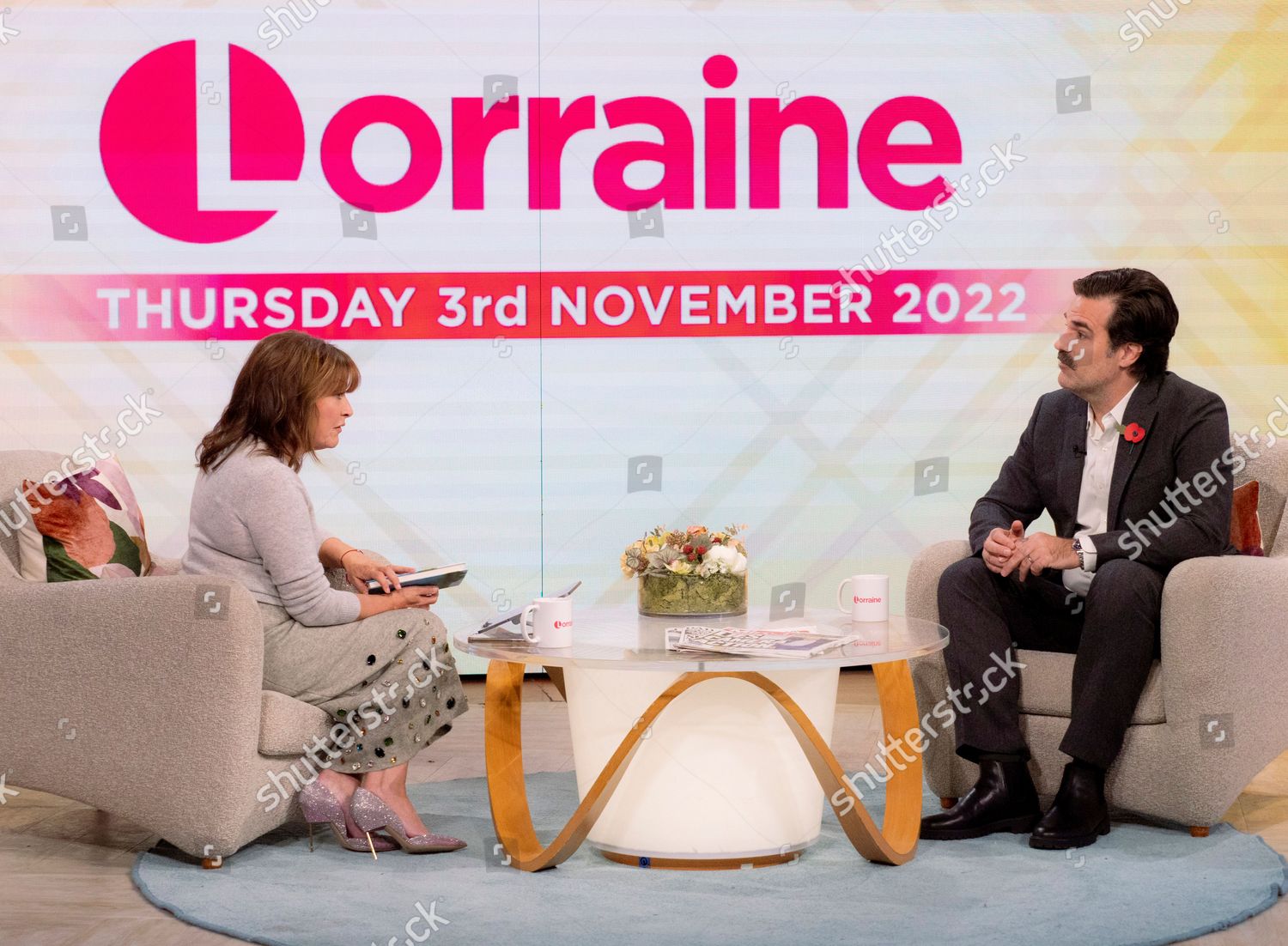 Lorraine Kelly Rob Delaney Editorial Stock Photo - Stock Image | Shutterstock
