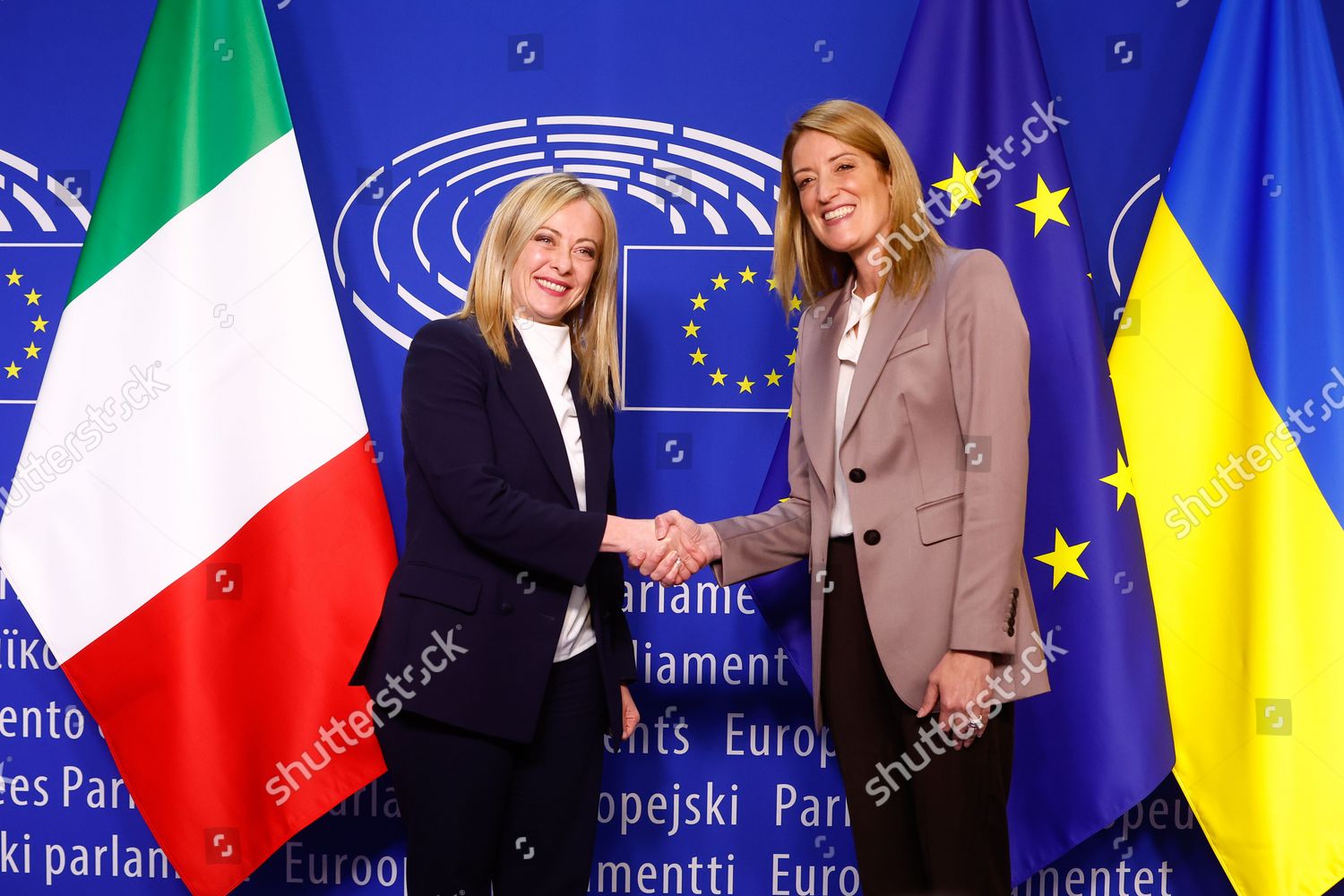 Italian Prime Minister Giorgia Meloni L Editorial Stock Photo - Stock ...