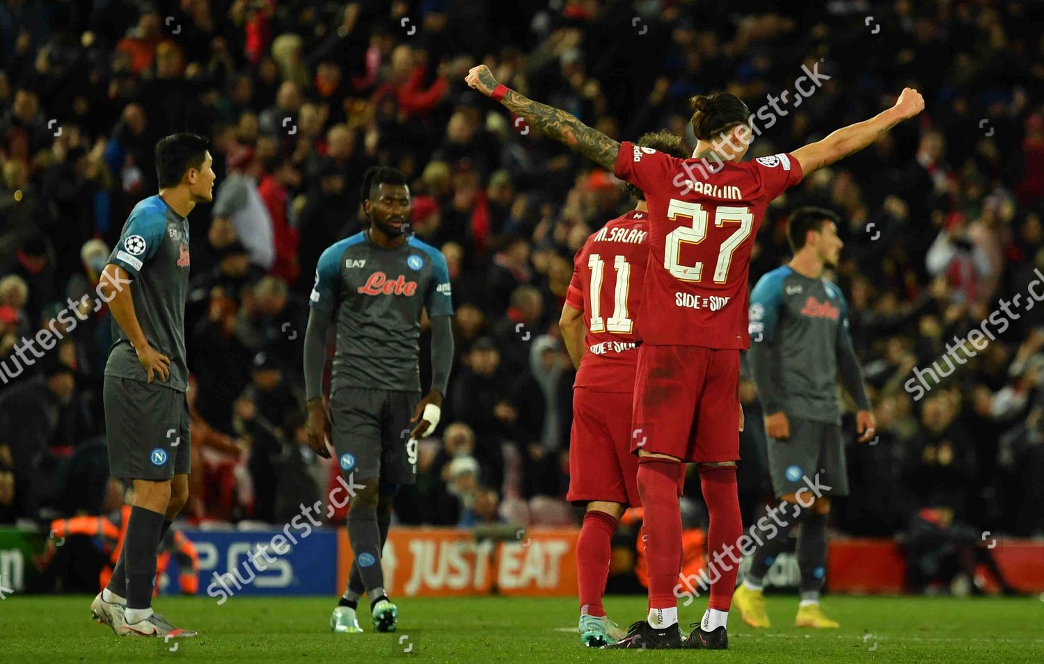 27 Darwin Nunez Liverpool Celebrate Scoring Editorial Stock Photo ...