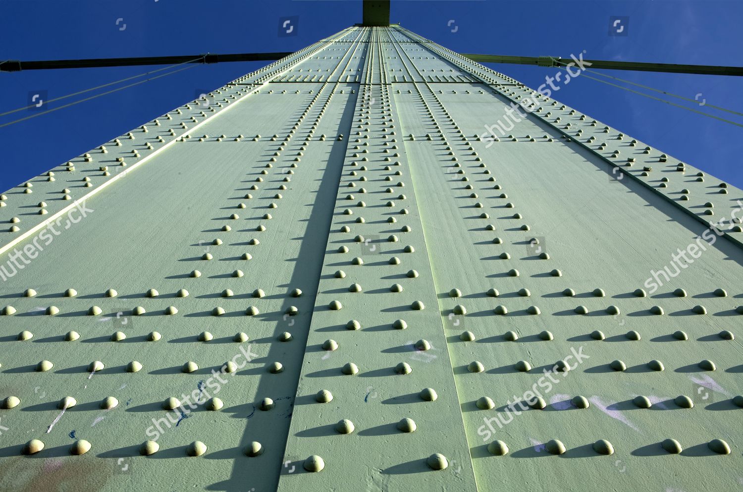 Detail Rodenkirchen Rheinbruecke Highway Bridge Over Editorial Stock ...
