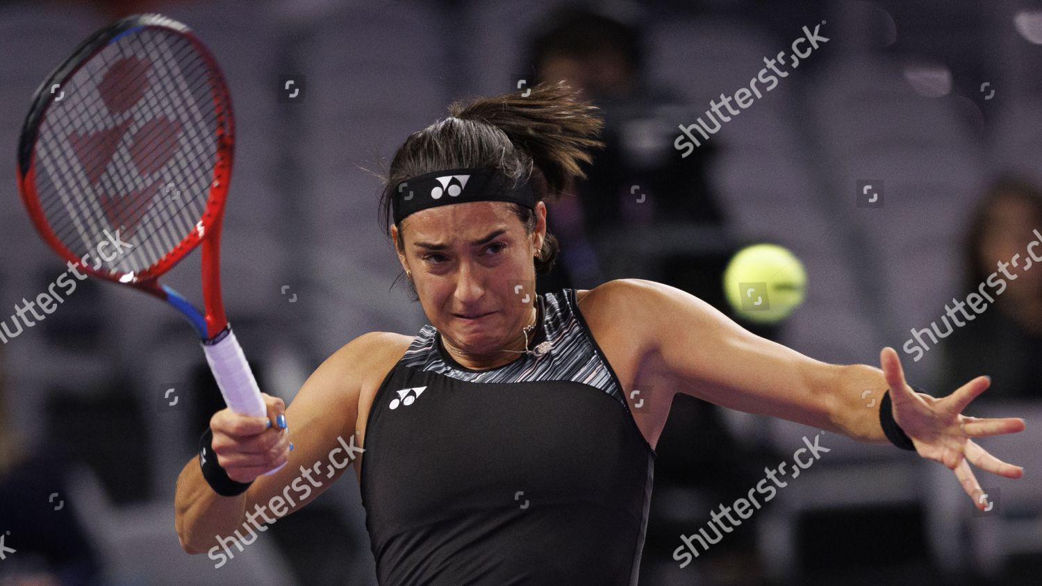 Caroline Garcia France Hits Return Daria Editorial Stock Photo - Stock ...