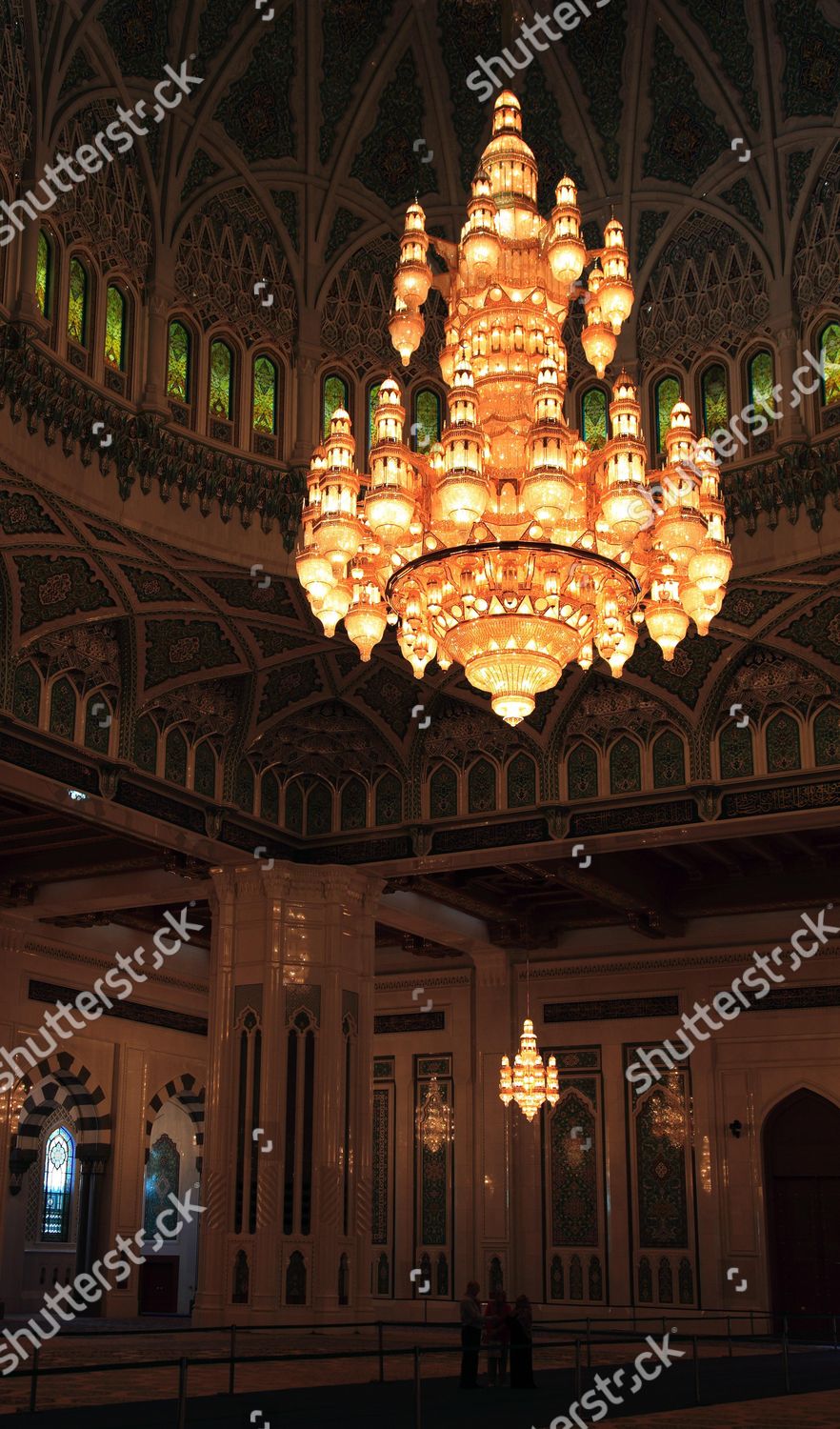 Great Sultan Qabus Mosque Muscat Main Editorial Stock Photo - Stock ...