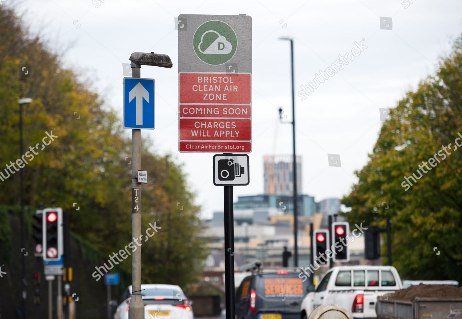 Traffic Passes Signs On A37 Wells Editorial Stock Photo - Stock Image ...