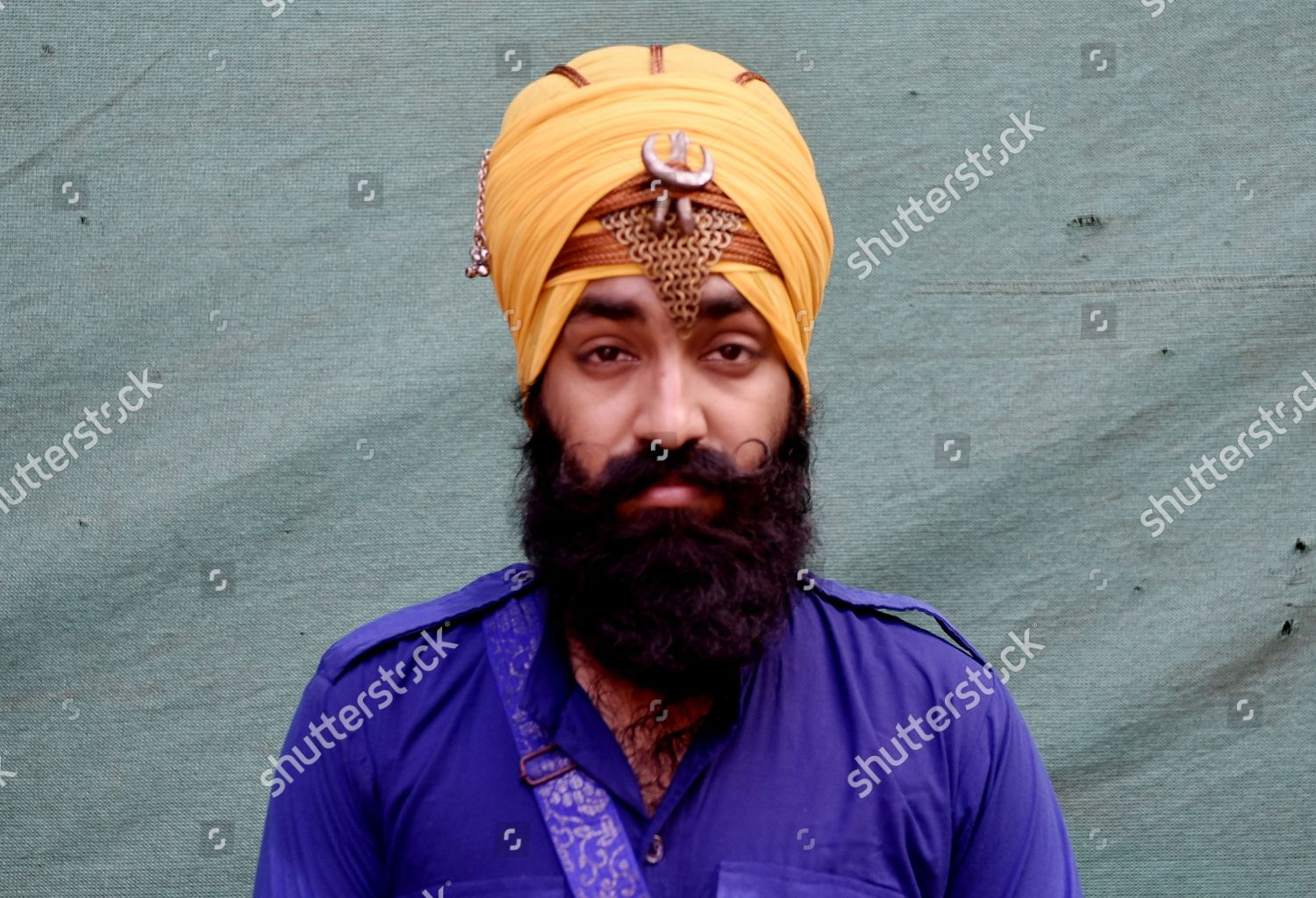 Nihang Poses Photograph Inside Gurudwara Compound Editorial Stock Photo ...
