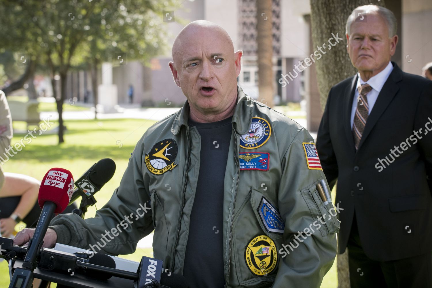Democratic Senator Mark Kelly Speaks After Editorial Stock Photo ...