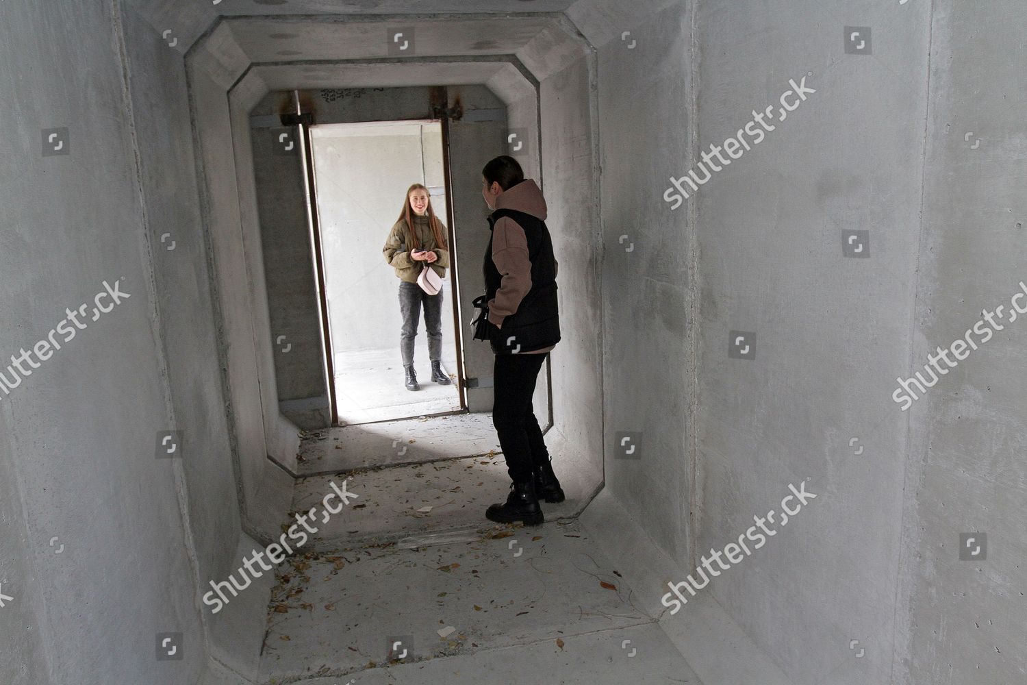 One First Mobile Bomb Shelters Installed Editorial Stock Photo - Stock ...