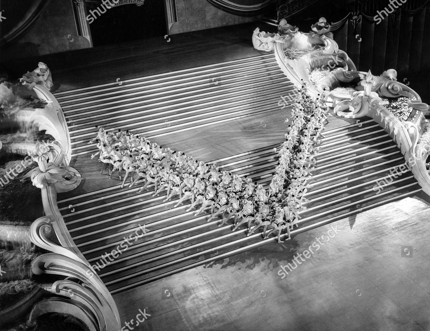 High Angle View Symmetrical Stage Production Editorial Stock Photo ...