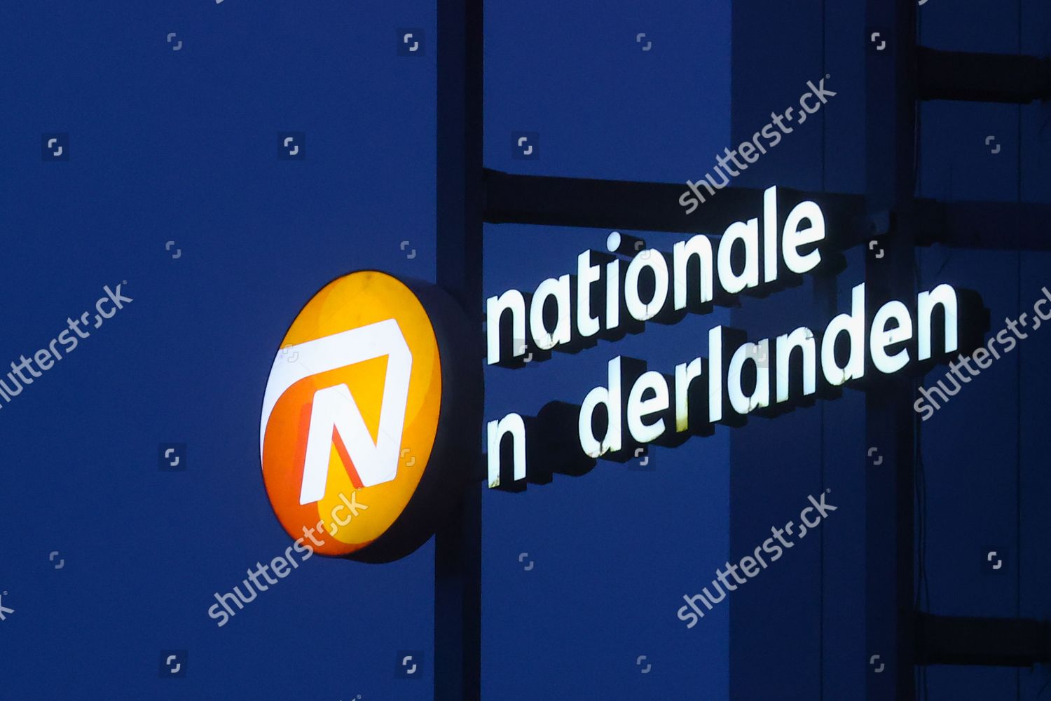 Nationale Nederlanden Logo Sign Seen On Editorial Stock Photo - Stock ...