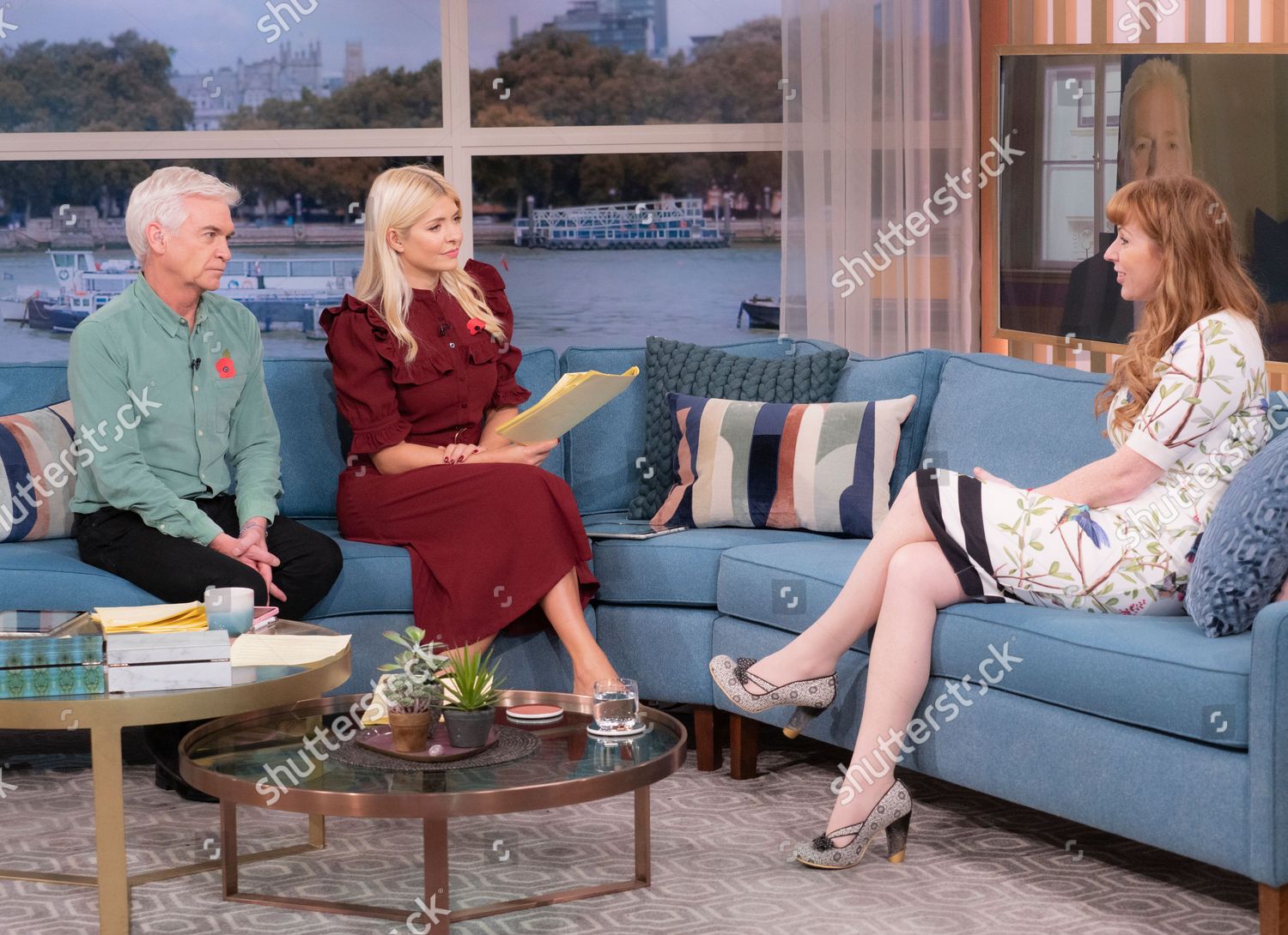 Phillip Schofield Holly Willoughby Jessikah Inaba Editorial Stock Photo ...