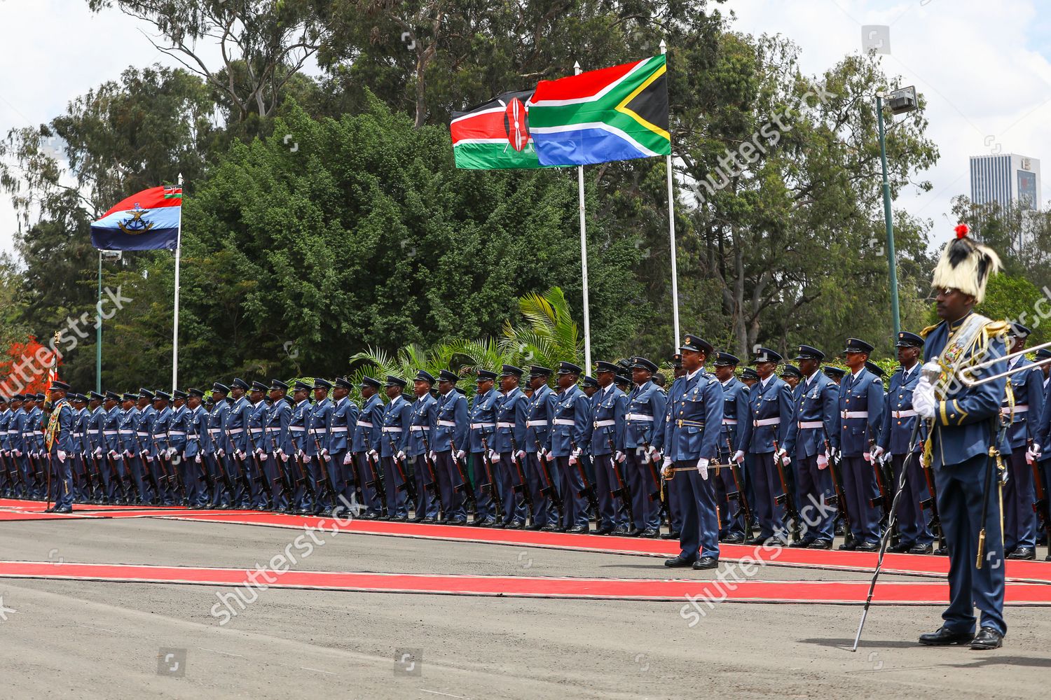 Kenya Air Force Officers Parade They Editorial Stock Photo - Stock ...