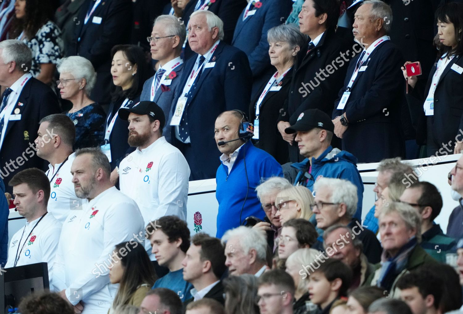 Eddie Jones Englands Head Coach Crowd Editorial Stock Photo - Stock ...