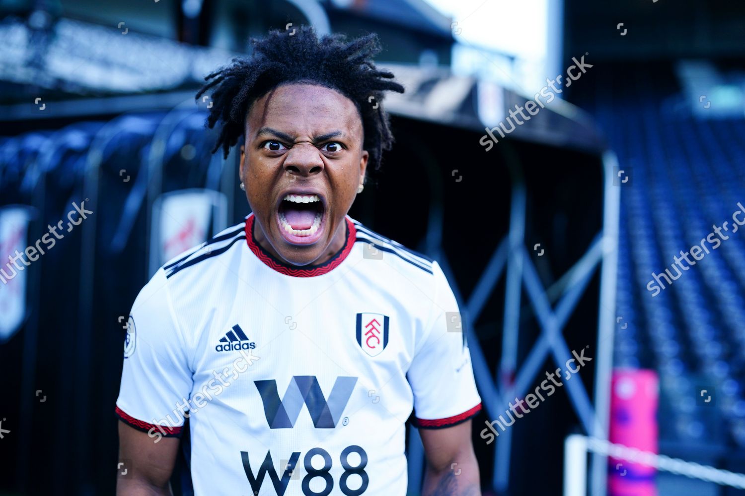 Ishowspeed Poses Photos Fulham Shirt Editorial Stock Photo - Stock ...