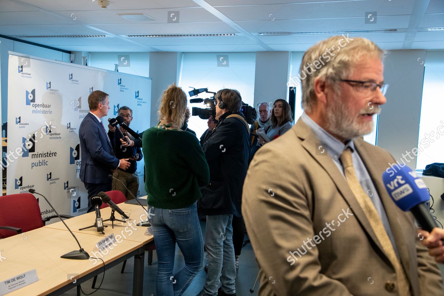 Brussel Prosecutor Tim De Wolf Federal Editorial Stock Photo - Stock ...