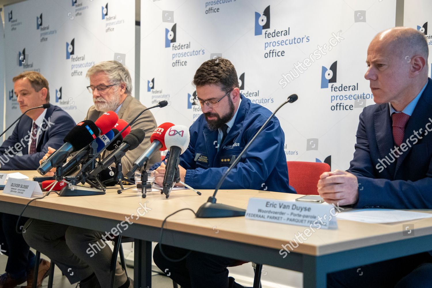 Brussel Prosecutor Tim De Wolf Federal Editorial Stock Photo - Stock ...