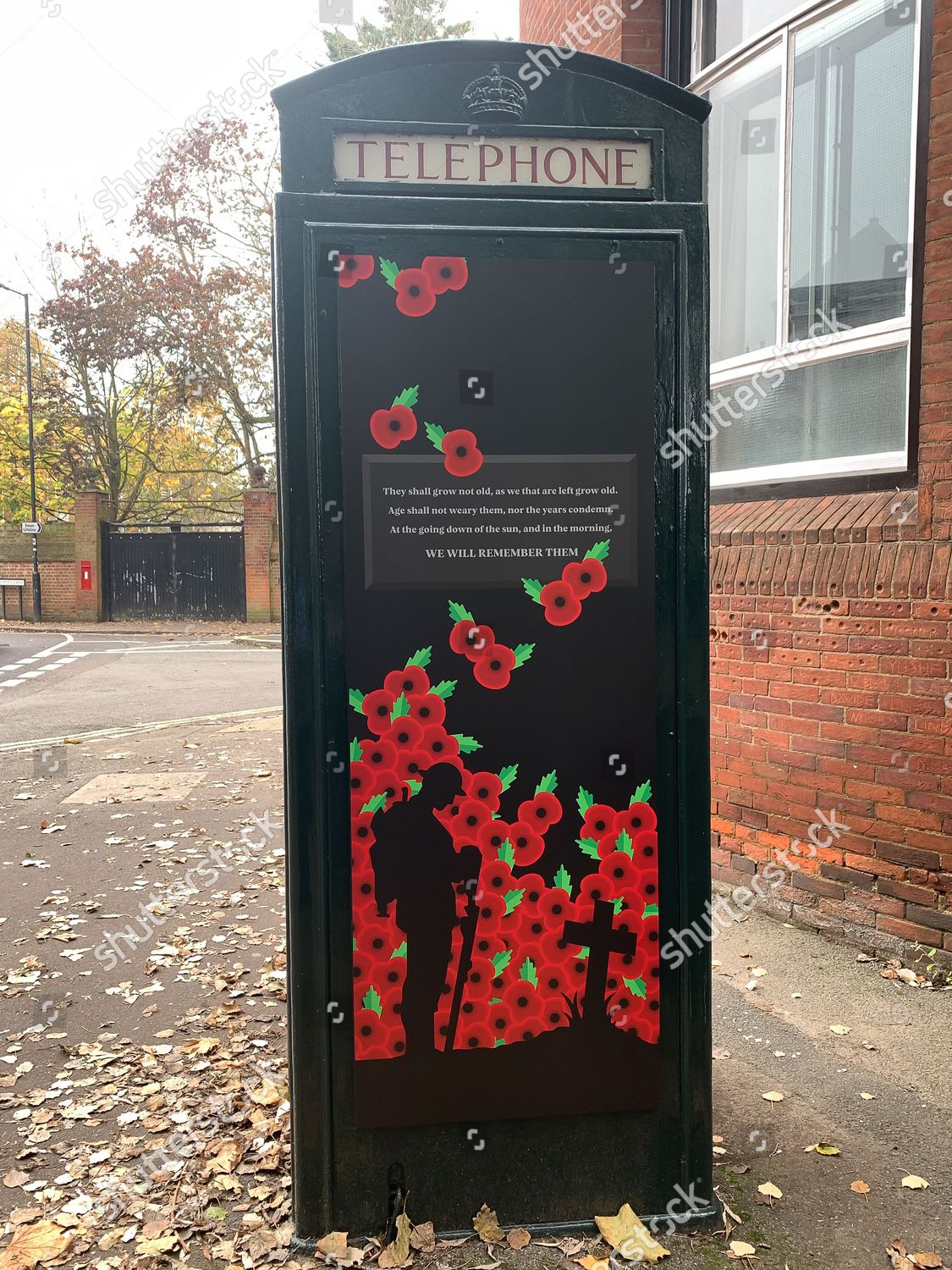 Community Library Telephone Box Outside Eton Editorial Stock Photo ...
