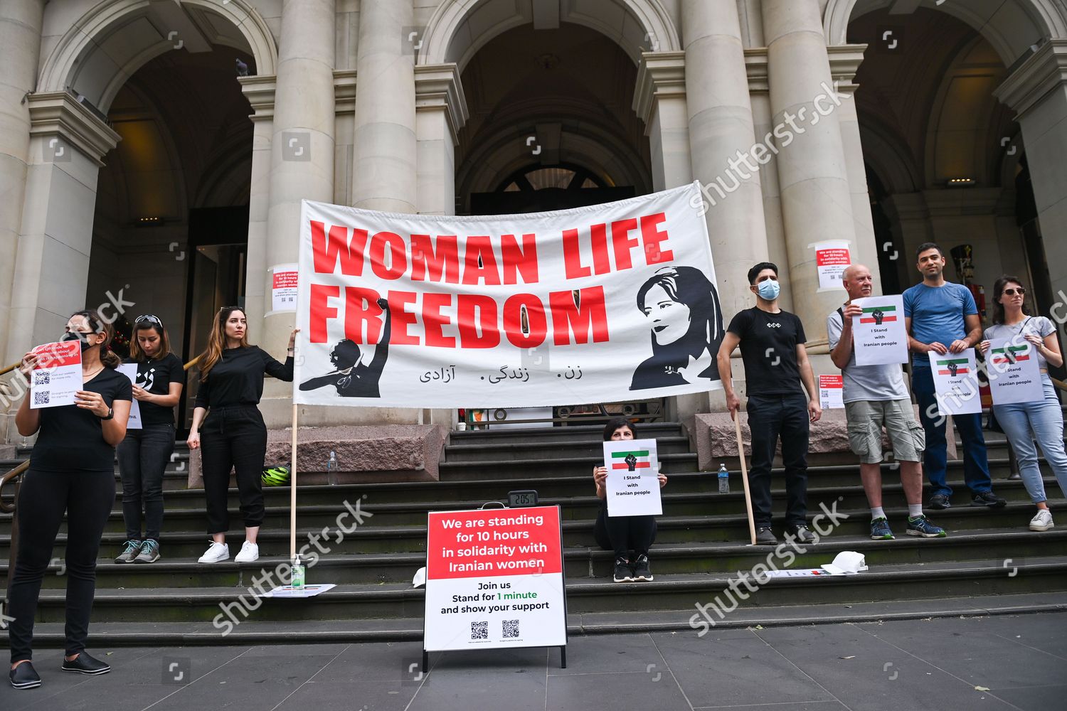 Group Iranian Australian Melbournebased Artists Performers Editorial ...