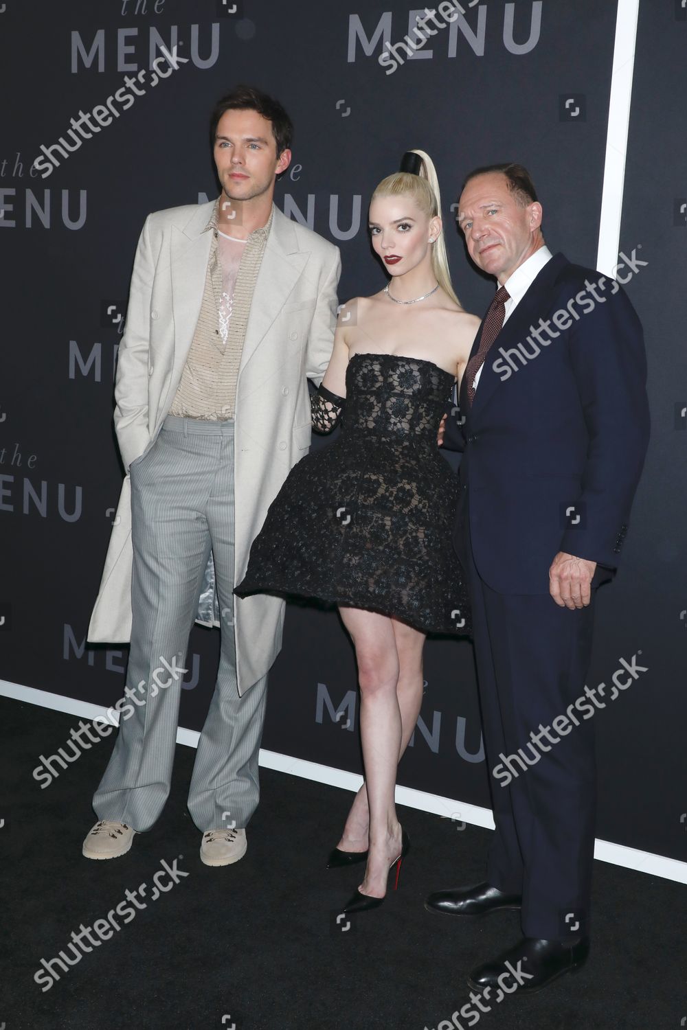 Nicholas Hoult Anya Taylorjoy Ralph Fiennes Editorial Stock Photo ...