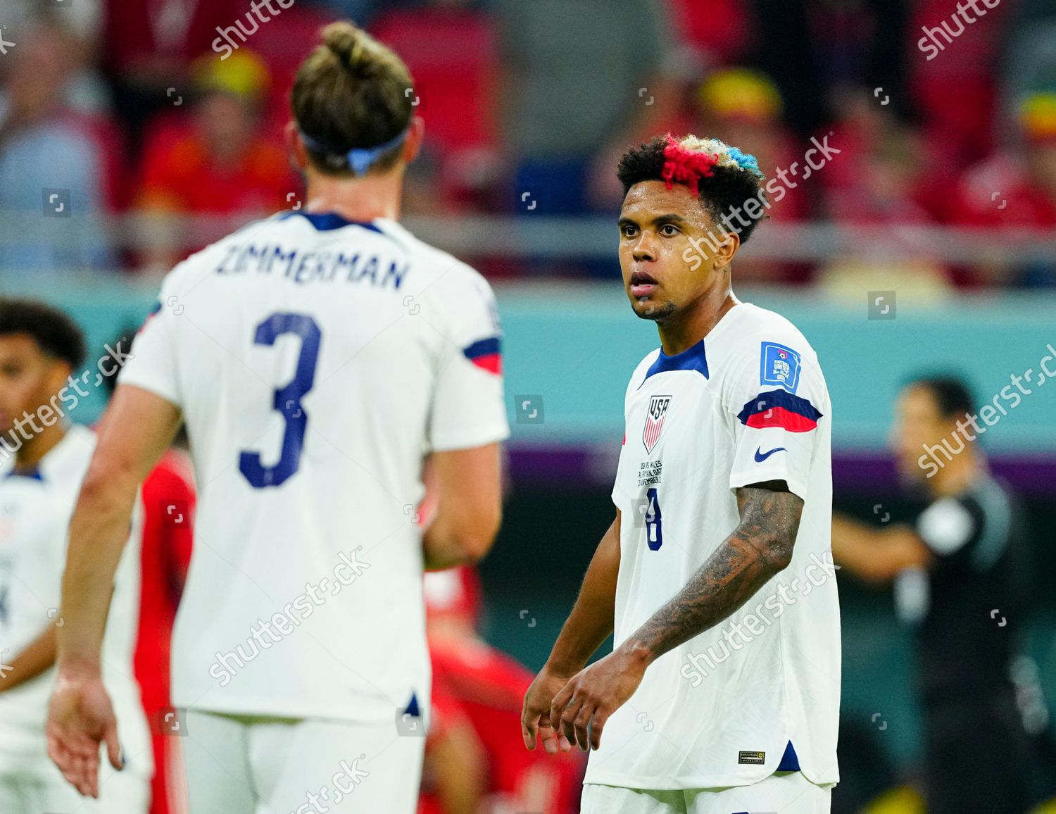 Hair On Weston Mckennie Usa Editorial Stock Photo - Stock Image ...