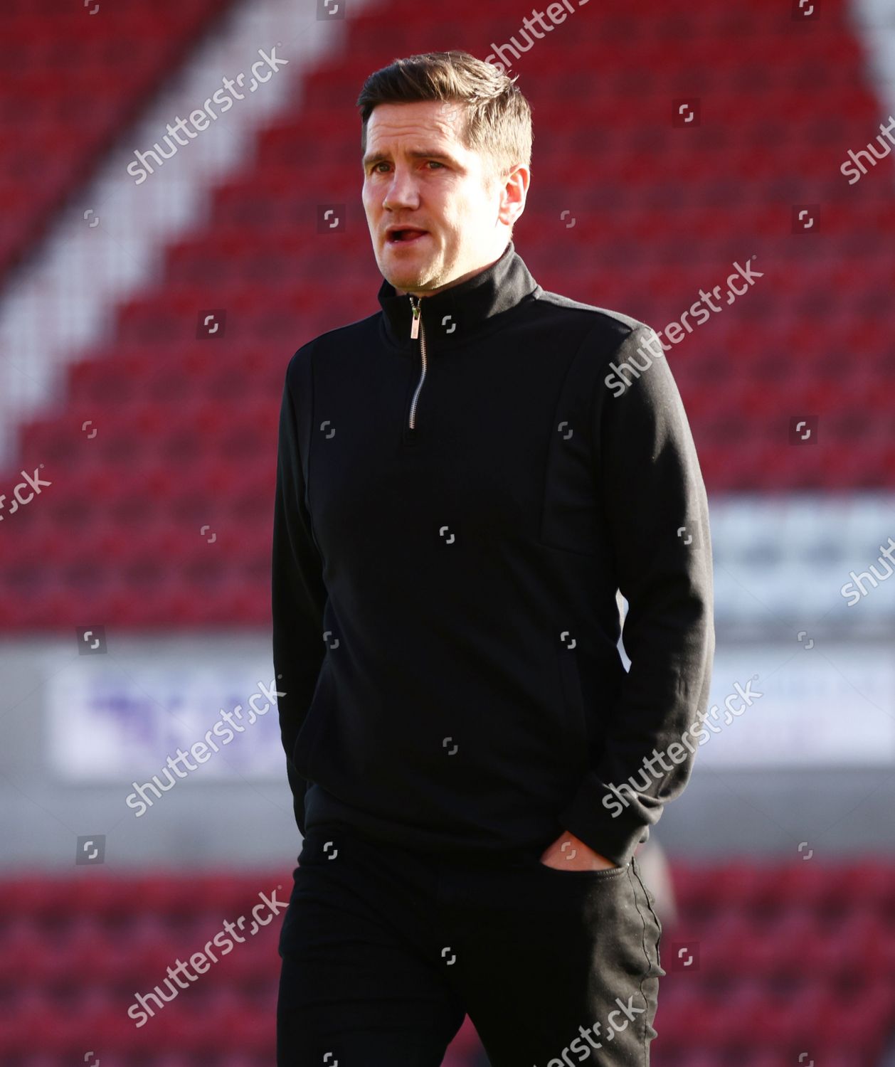 Crewe Alexandra Interim Manager Lee Bell Editorial Stock Photo - Stock ...