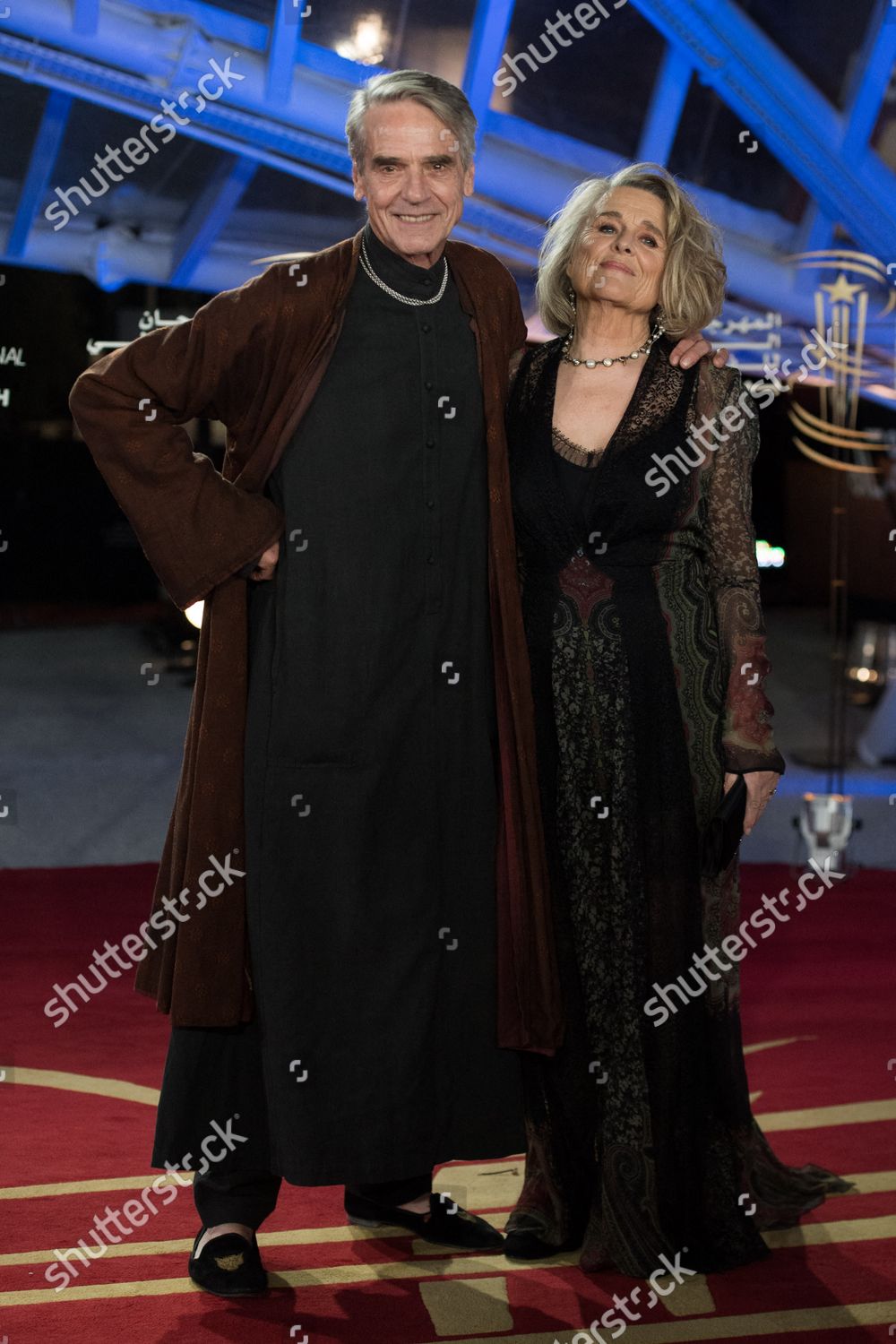 Jeremy Irons Sinead Cusack Attending Marlowe Editorial Stock Photo ...