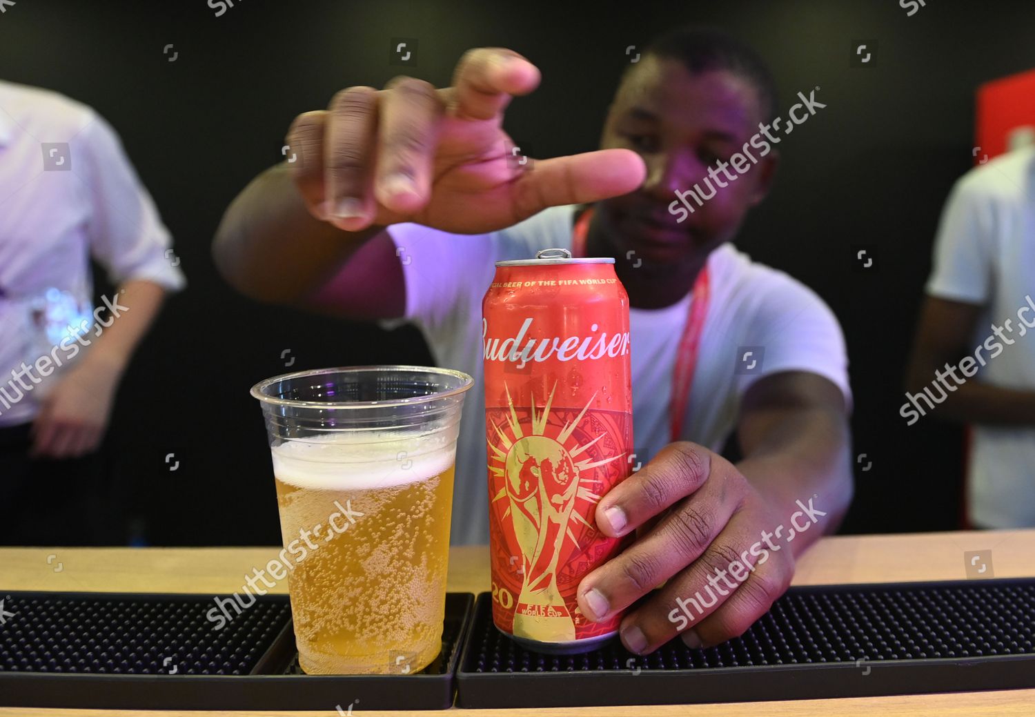Budweiser Beer Served Beverage Stall Media Editorial Stock Photo ...