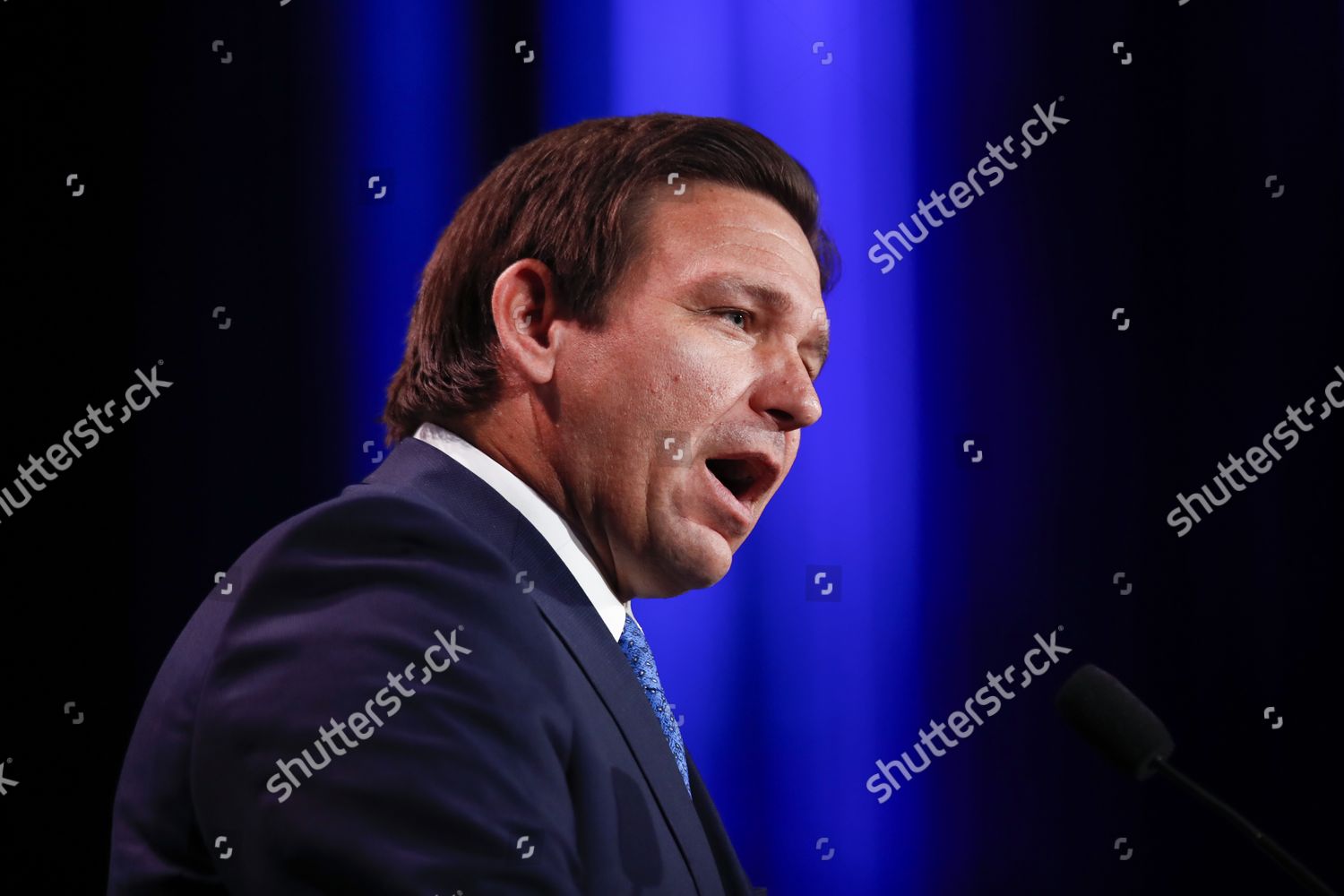 Governor Florida Ron Desantis Speaks During Editorial Stock Photo ...
