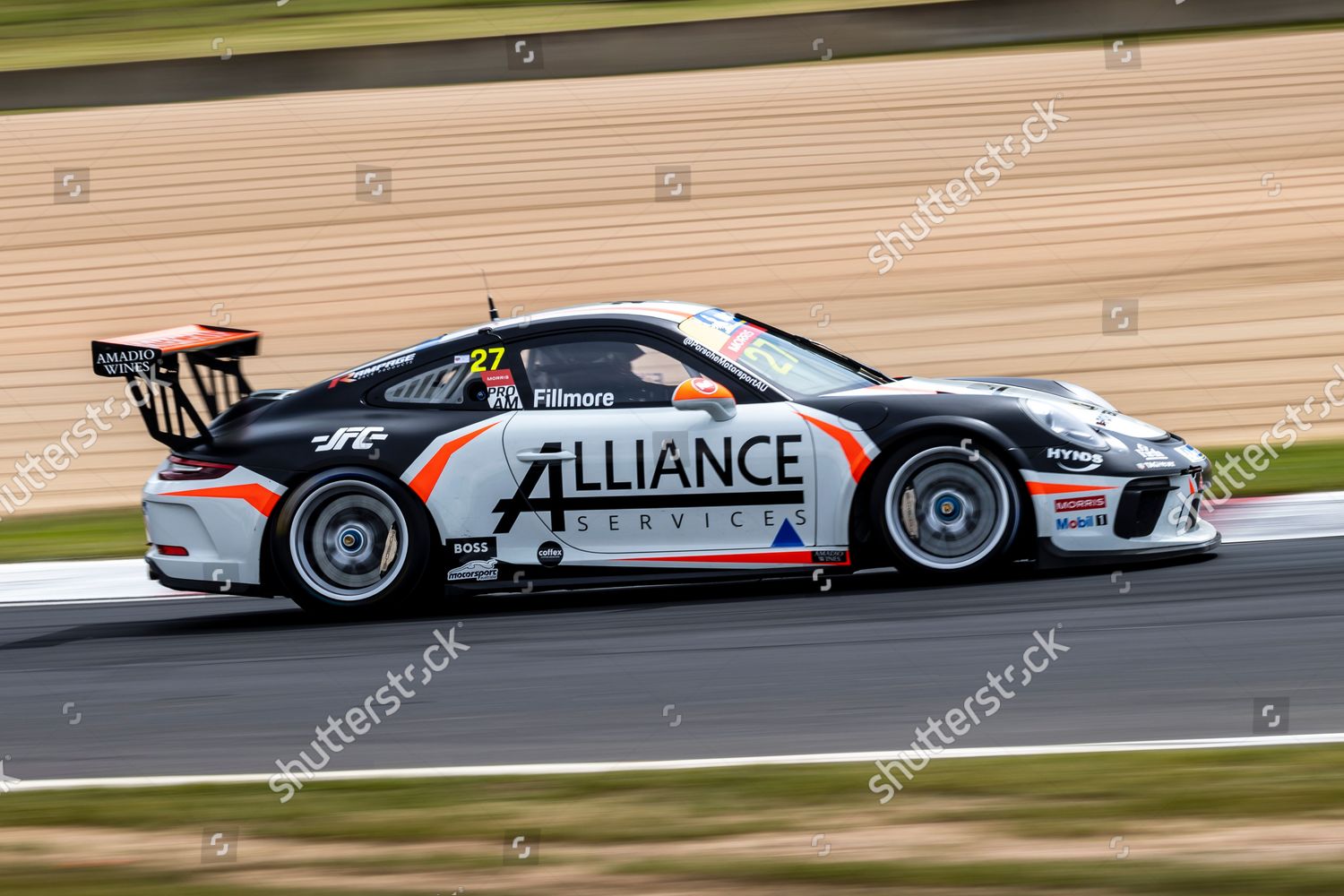 Driver Sam Fillmore Porsche Sprint Challenge Editorial Stock Photo ...