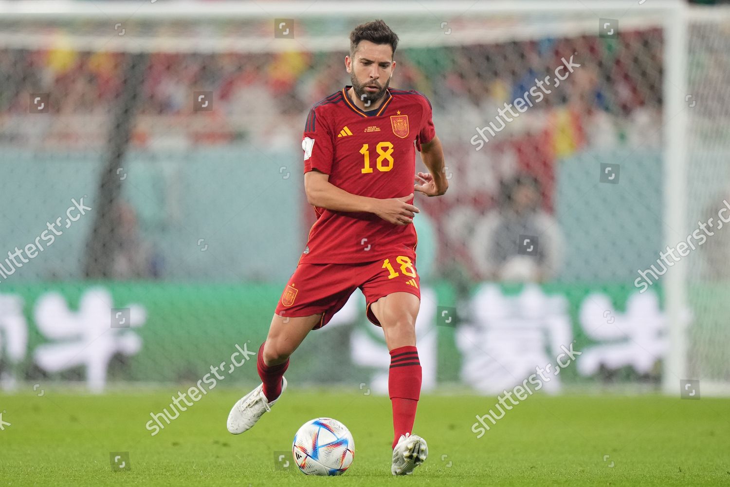 Jordi Alba Spain During Qatar 2022 Editorial Stock Photo - Stock Image ...