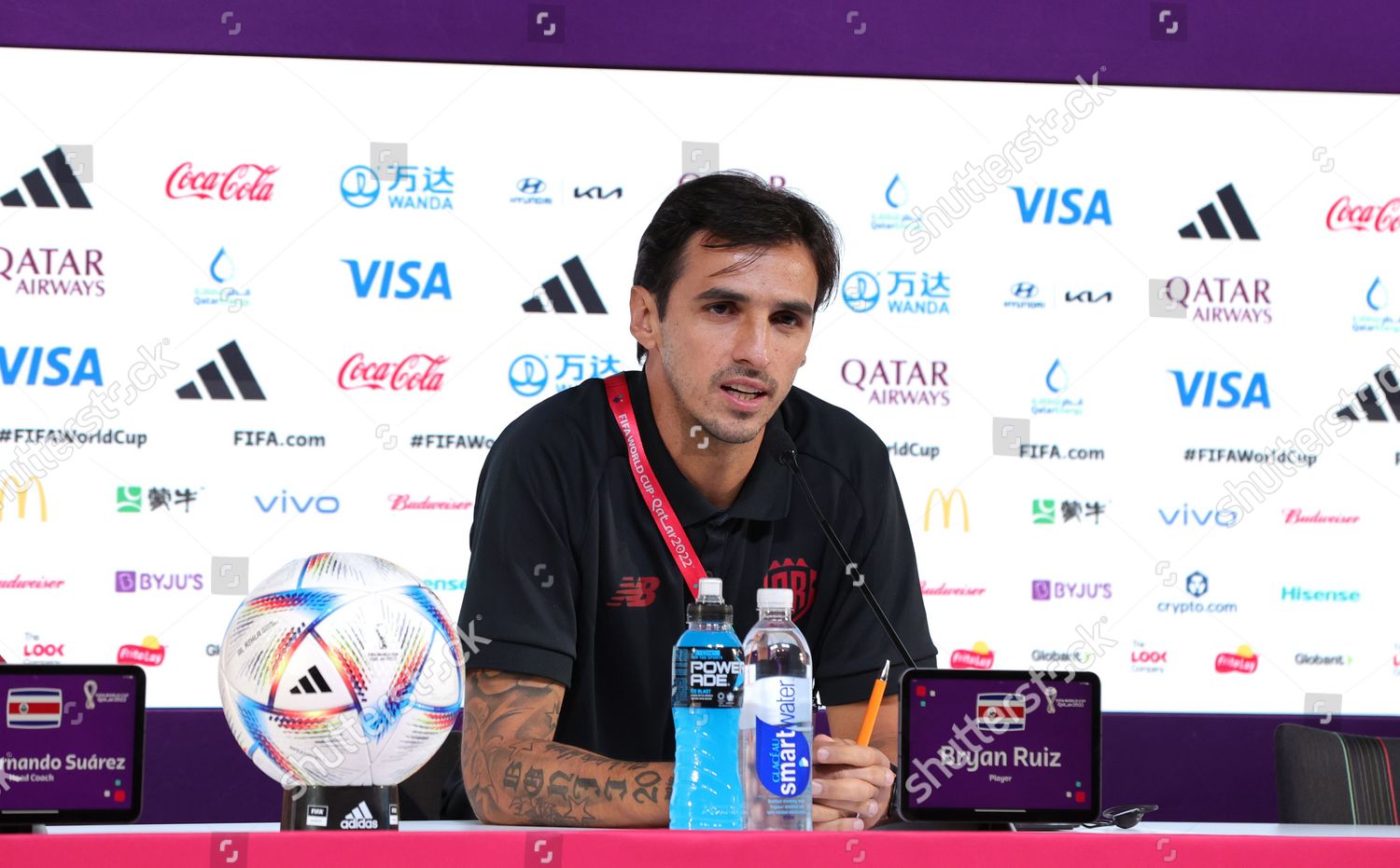Costa Rica Player Bryan Ruiz During Editorial Stock Photo - Stock Image ...