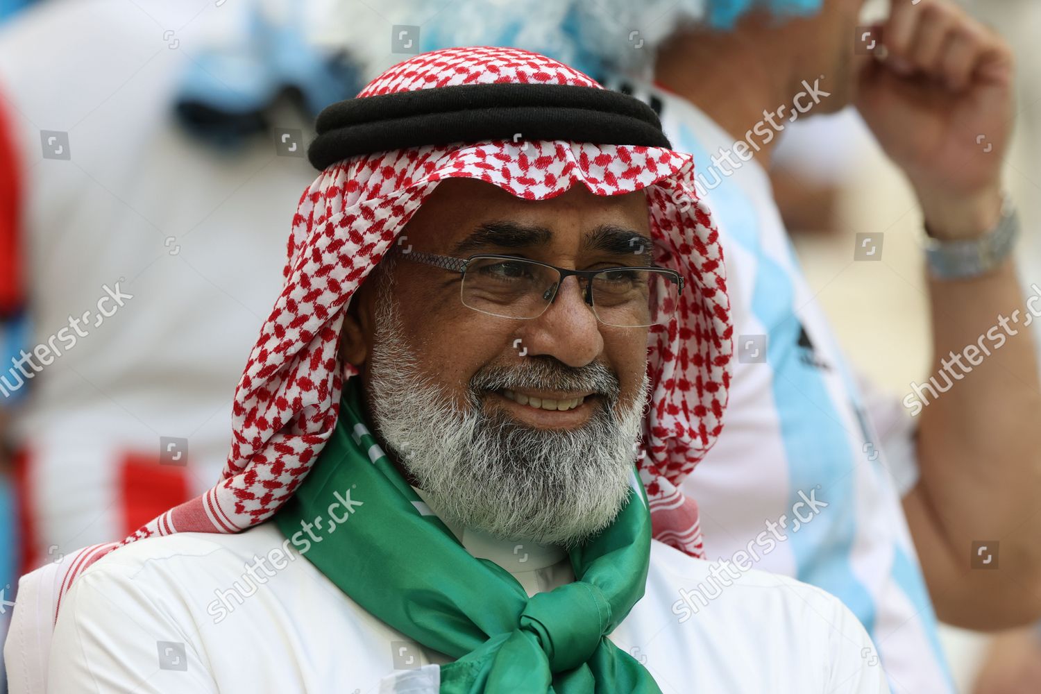 Saudi Fan Attend Fifa World Cup Editorial Stock Photo - Stock Image ...