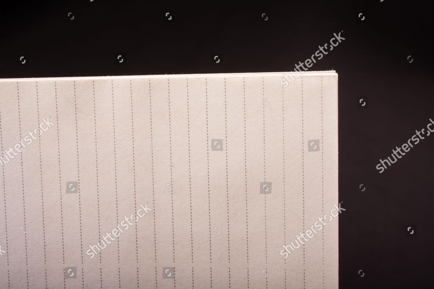 White Note Book Paper Line View Editorial Stock Photo - Stock Image ...