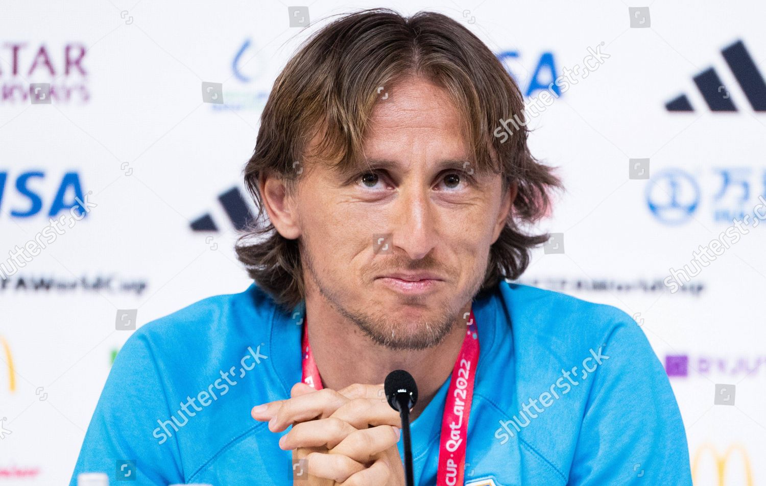 Coach Zlatko Dalic Captain Luka Modric Editorial Stock Photo - Stock ...