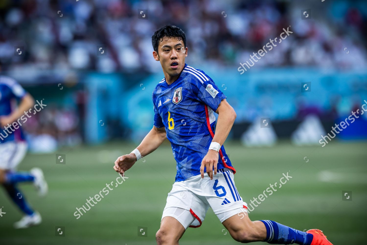 Wataru Endo 6 Japan During Fifa Editorial Stock Photo - Stock Image ...