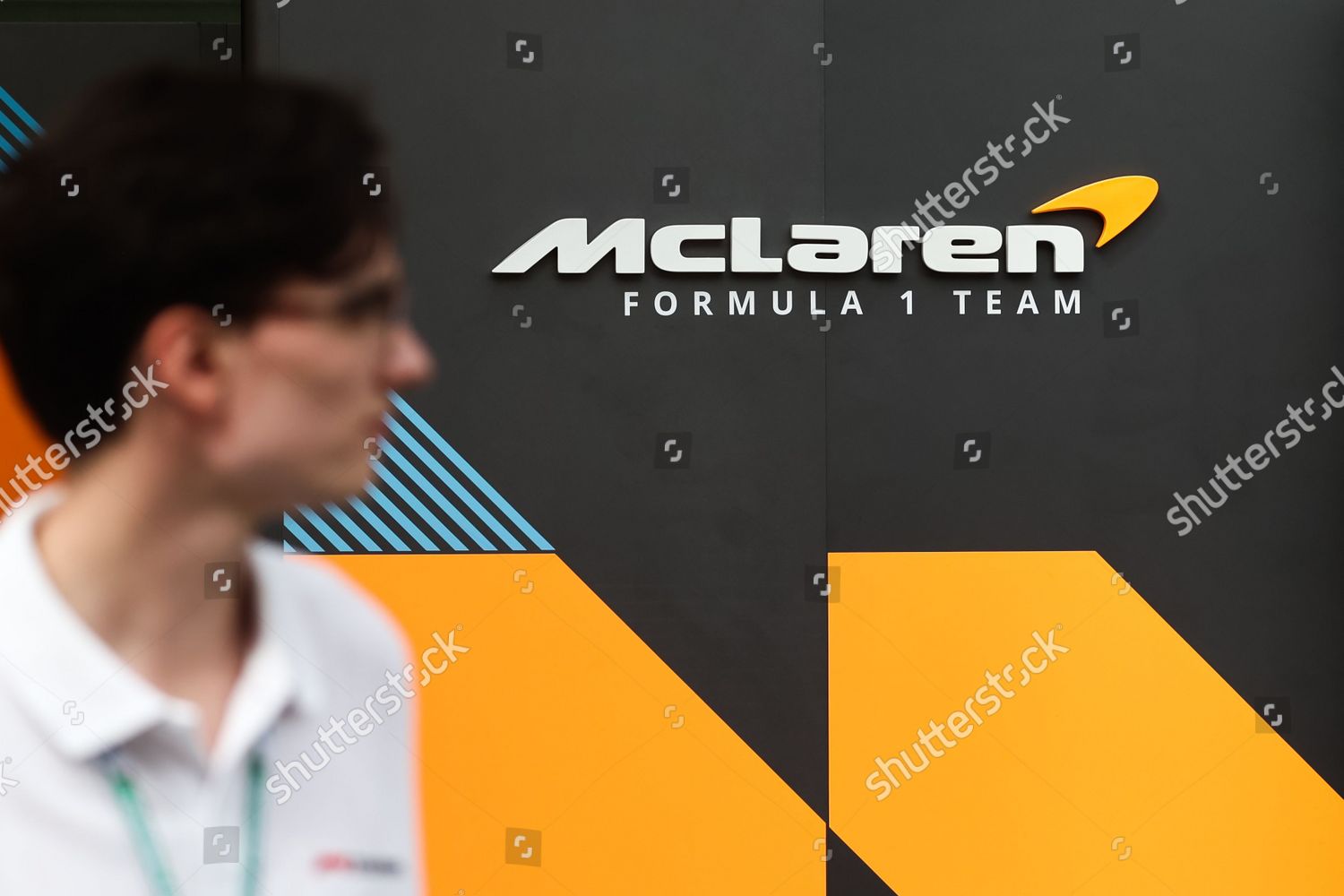 Mclaren Team Logo Seen Paddock Before Editorial Stock Photo - Stock ...